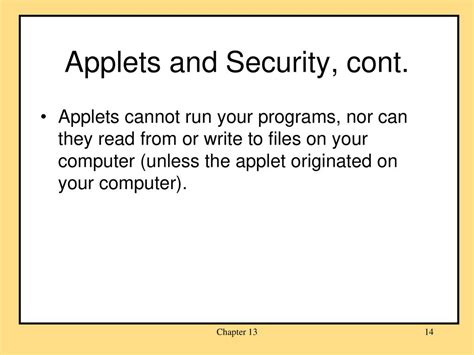 applets and html chapter ppt download