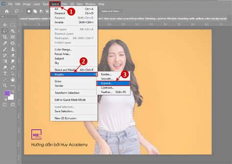 Cách Mở Rộng Vùng Chọn Trong Photoshop Cc