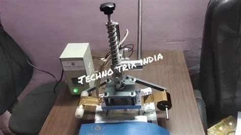 MS Manual Hot Foil Stamping Machine At Rs In New Delhi ID