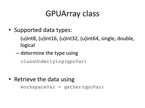Ppt Gpu Acceleration In Matlab Powerpoint Presentation Free Download