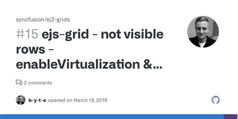 Ejs Grid Not Visible Rows EnableVirtualization Height Issue Syncfusion Ej
