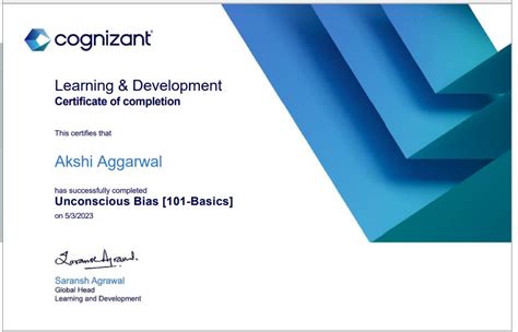 Akshi Aggarwal On Linkedin Becognizant Elearning Development