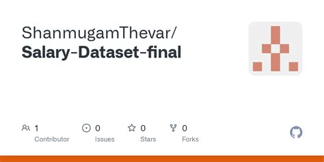 GitHub ShanmugamThevar Salary Dataset Final