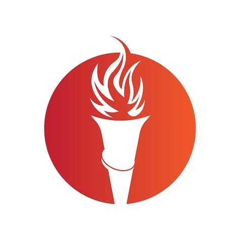 Torch Symbol Premium Vektor