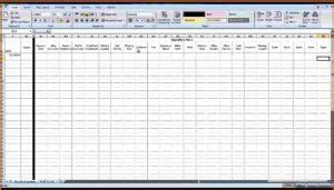 Excel Spreadsheet Sample Template Business PSD Excel Word PDF