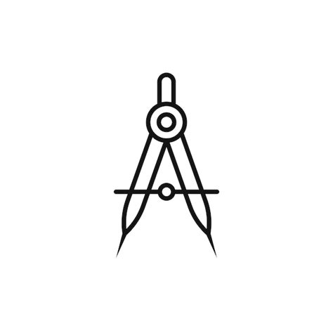 Premium Vector Drafting Compass Icon Set Architect Architecture