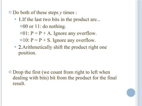 Booths Multiplication Algorithm Ppt