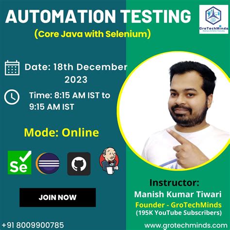 Manish Kumar Tiwari On Linkedin Grotechminds Automationtesting Softwaretesting