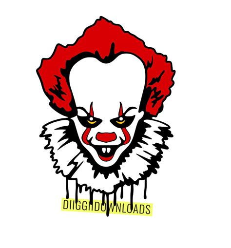 Penny Wise Svg File It Svg Monster Svg File Layered Easy Cut Printable Images Digital