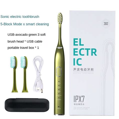 Electric Toothbrush Sonic Household Usb Charging I Grandado