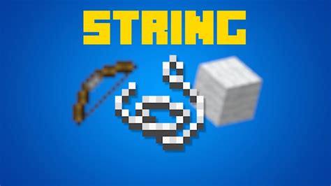 Minecraft Crafting Recipes String Youtube