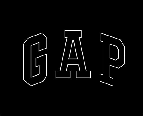 Gap Logo Symbol Brand White Design Clothes Fashion Vector Illustration ...
