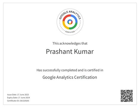 Prashant Kumar On Linkedin Im Happy To Share That Ive Obtained A New