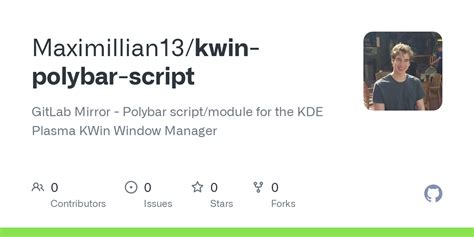 github maximillian13 kwin polybar script gitlab mirror polybar