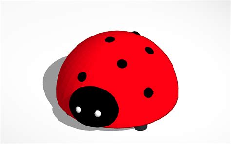 3d Design Lady Bug Tinkercad
