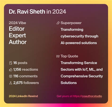 Dr Ravi Sheth On Linkedin Cybersecurity Artificialintelligence Academicresearch
