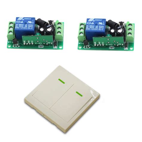 Rf Wireless Remote Control Switch System 12v 1ch Receiver Relay Module