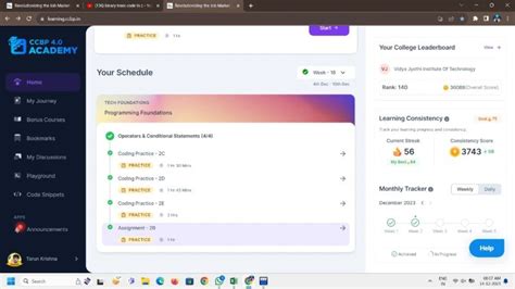 K Tarun Krishna On Linkedin Nxtwaveccbp Nxtwave Ccbpian