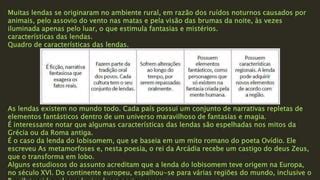 6 Ano Gênero Textual Lendas Pptx