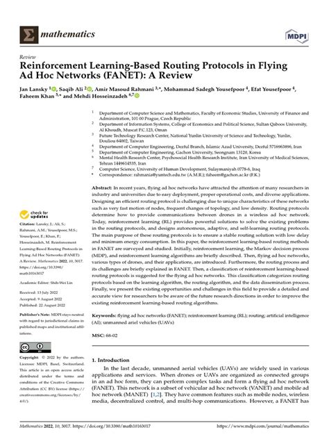 reinforcement learning based routing protocols in pdf wireless ad