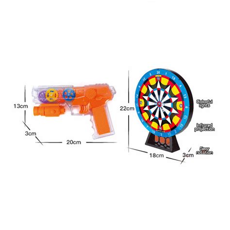 Световой пистолет Gear GUN с мишенью - Антошка - товары для детей