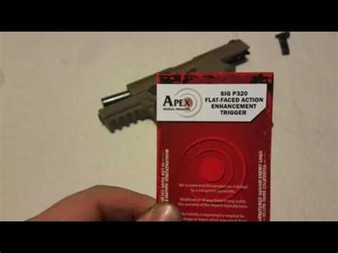 Apex Trigger Installation On A Sig P320 YouTube Apex Trigger Sig P320 Sig