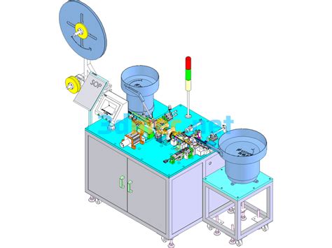 Usb Socket Automatic Assembly Machine 3d Model Solidworks