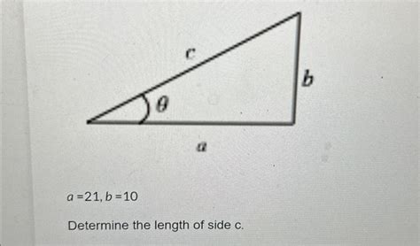 Solved Determine The Length Of Side C Chegg Com