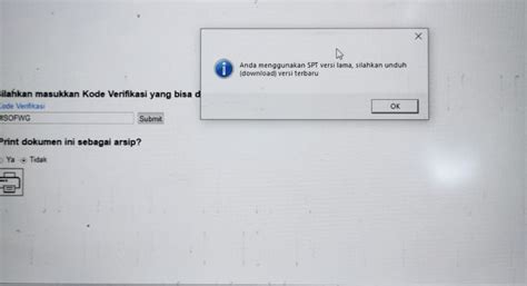 Solusi EForm Error Anda Menggunakan SPT Versi Lama Silahkan Unduh Versi Terbaru Blog Online Pajak