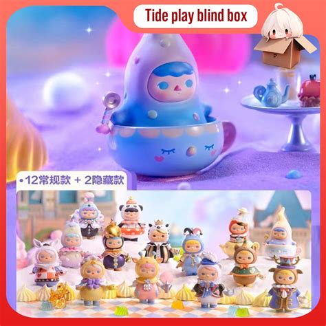 Popmart Bubble Matt Pucky Beech Spirit Animal Tea Party ท งกล องตาบอดของขวญสร างสรรค