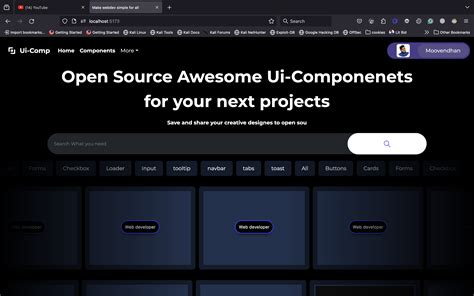 Github Moovendhan Vhtml Css Js Components Webui Is A Opensource Ui