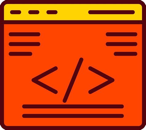 Web Programming Vector Icon 16847405 Vector Art At Vecteezy