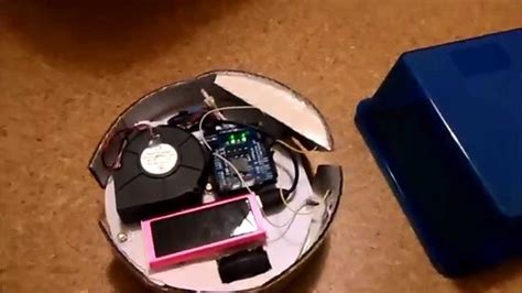 robot vacuum cleaner from cardboard controlled by arduino youtube