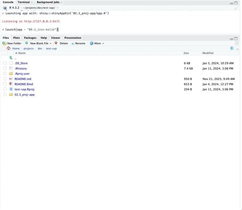 Shiny App Packages