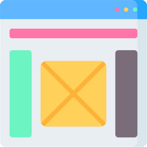 Wireframe Special Flat Icon Wireframe Special Flat Icon