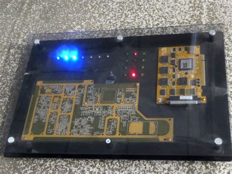 Hi Tech Looking Mounted Practical Circuit Boards With Twinkly Leds