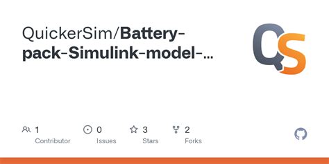 GitHub QuickerSim Battery Pack Simulink Model With Q Bat And Simscape