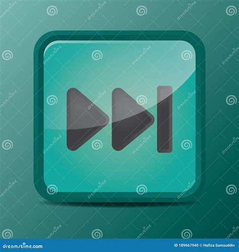 Skip Forward Button Vector Illustration Decorative Design Stock Vector Illustration Of Webs