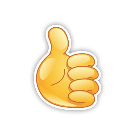 Thumbs Up Emoji Sticker Png My XXX Hot Girl