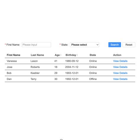Axure Tutorial Table Data Search Repeater Intermediate Tutorial