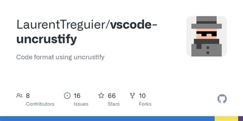 GitHub LaurentTreguier Vscode Uncrustify Code Format Using Uncrustify