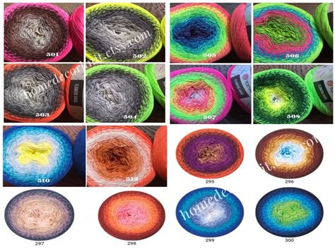 Yarn Yarnart Flowers Vivid 250 Grams 1000 Meters Gradient Cotton