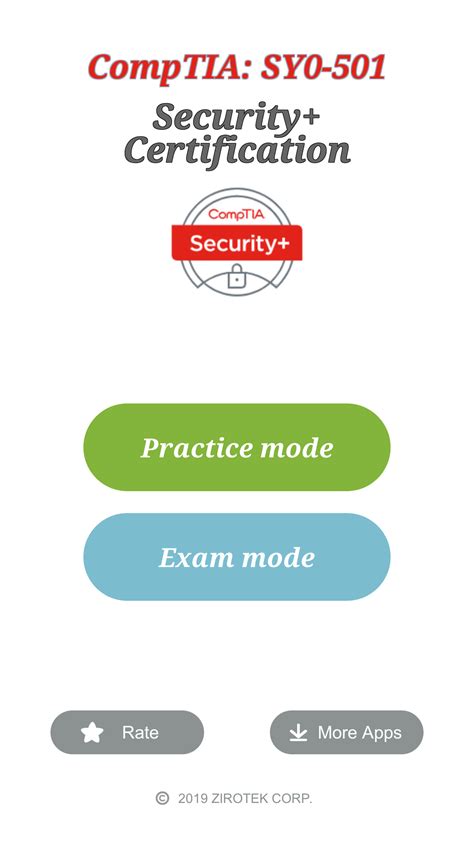 Comptia Security Certification Sy0 501 Exam App On Amazon Appstore