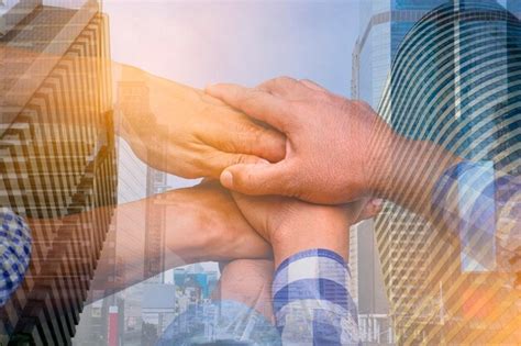 Premium Photo Digital Composite Image Of Man And Woman Against Built