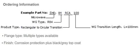 Rectangular To Circular Waveguide Transition Te10 Te11 Waveguide Transition Series Eectech