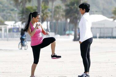 Kim Kardashian Skechers Commercial Set In Santa Monica Zb Porn