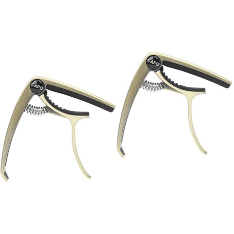 2 Count Electric Guitar Capo Easy Transposition Precise Tuning