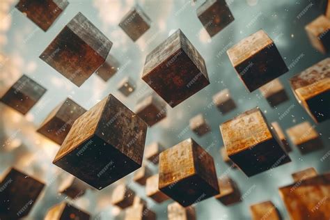 Abstract Colorful Cube Background Wallpaper Design Images Premium Ai