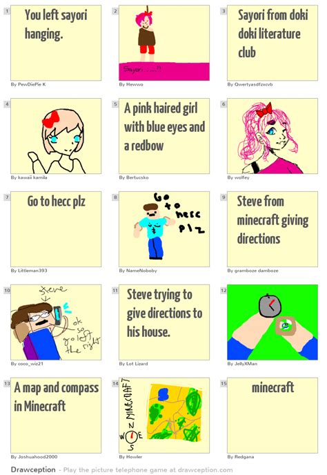 You Left Sayori Hanging Drawception