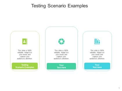 Test Scenario PowerPoint Presentation And Slides PPT Presentation SlideTeam